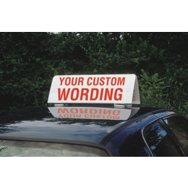Custom Car Top Sign
