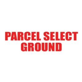Parcel Select Ground Pre-Inked Small Counter Stamp